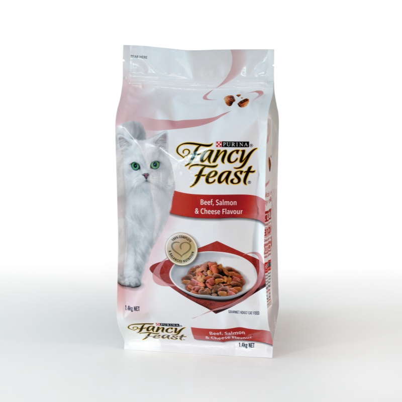 High-Volume Quad Seal Pouch for Cereal, Rice & Pet Food